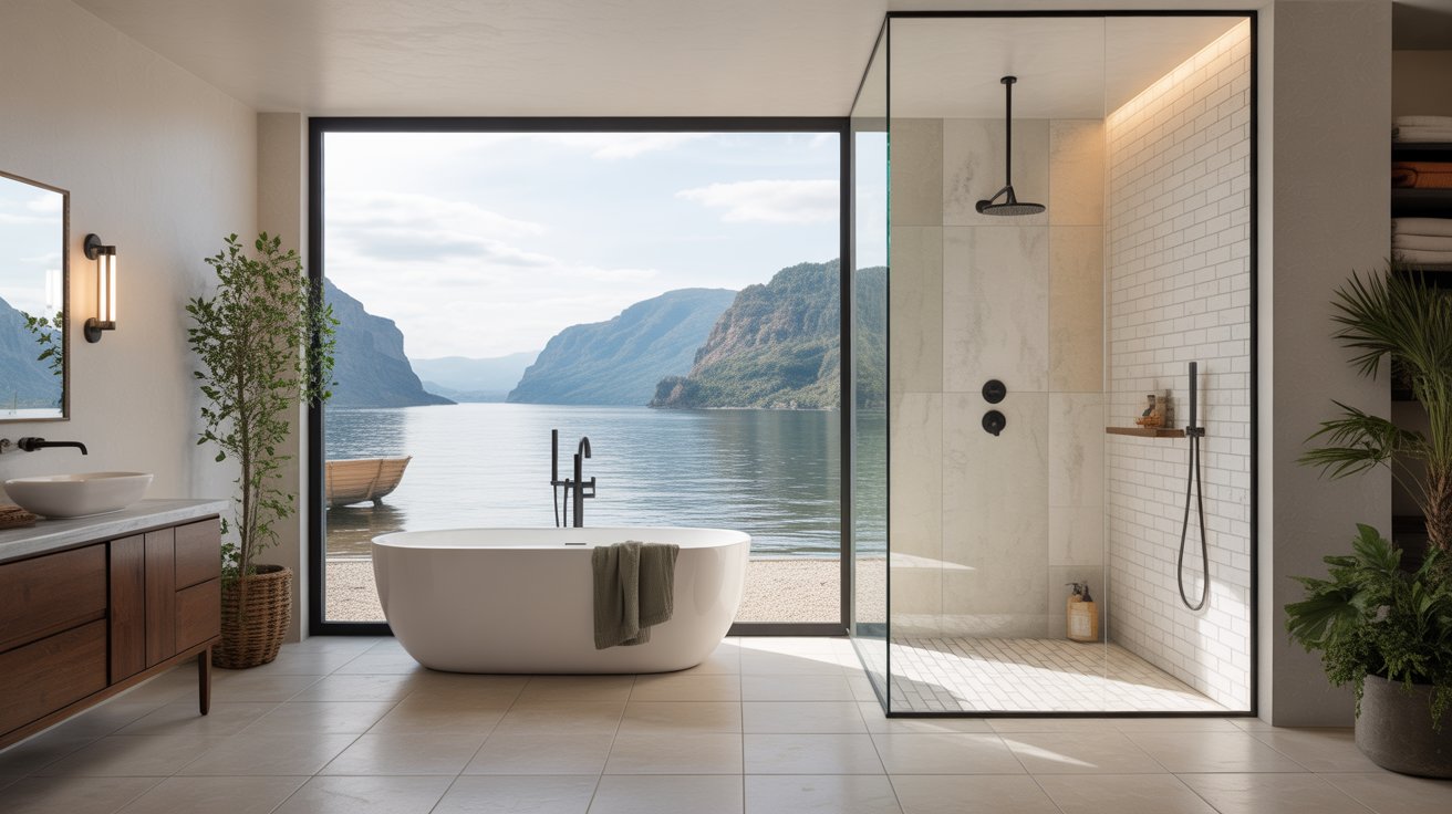 19 Open Walk-In Shower Designs Perfect for Master & Guest Baths - LEXO ...